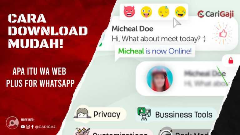 Apa Itu WA Web Plus for WhatsApp dan Cara Download-nya » CariGaji.com